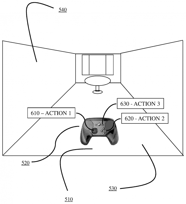 U.S. Patent No. 11,045,725: Controller visualization in virtual and ...